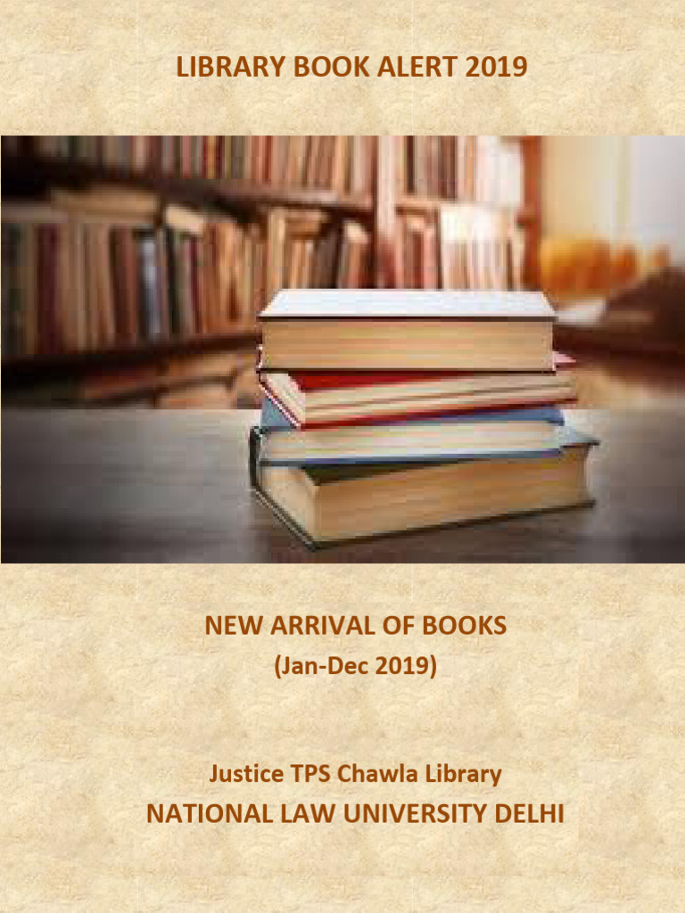 Book Alert 2019 | PDF | Justice | Crime & Violence