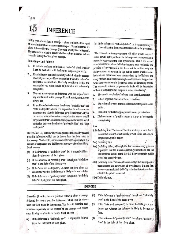 Inference | PDF