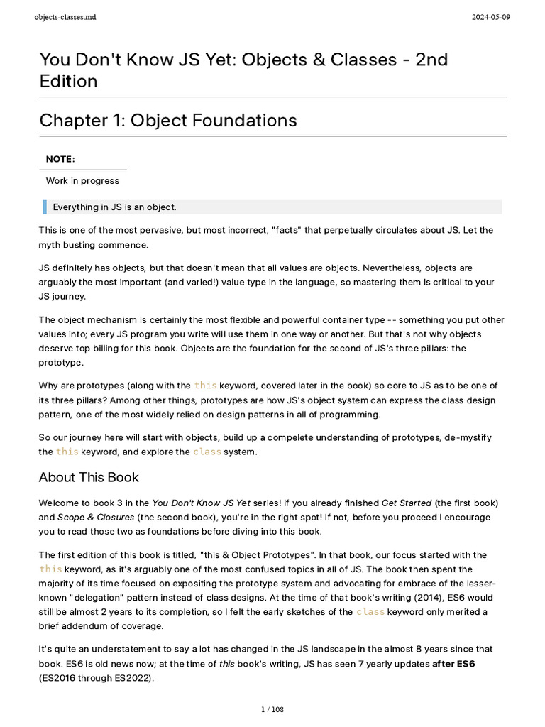 Objects-Classes | PDF | Json | Function (Mathematics) Objects-Classes | PDF | Json | Function (Mathematics)