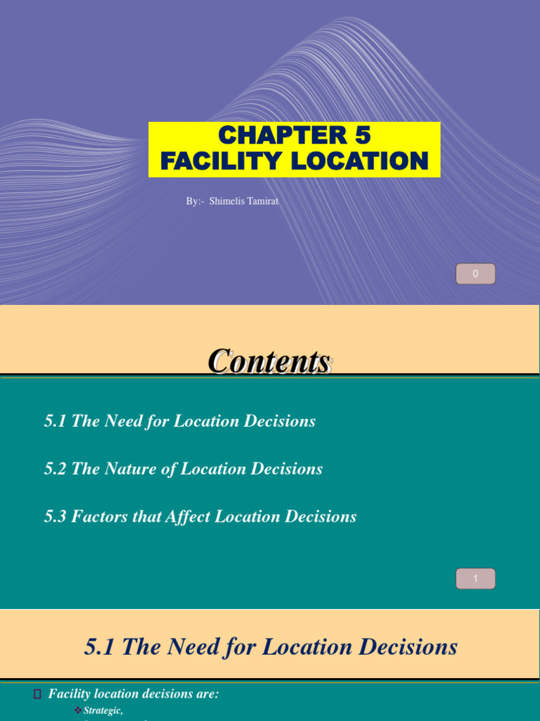 Facility Location | PDF | Automation | Inventory Facility Location | PDF | Automation | Inventory