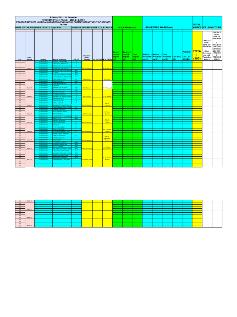 Project Guides | PDF