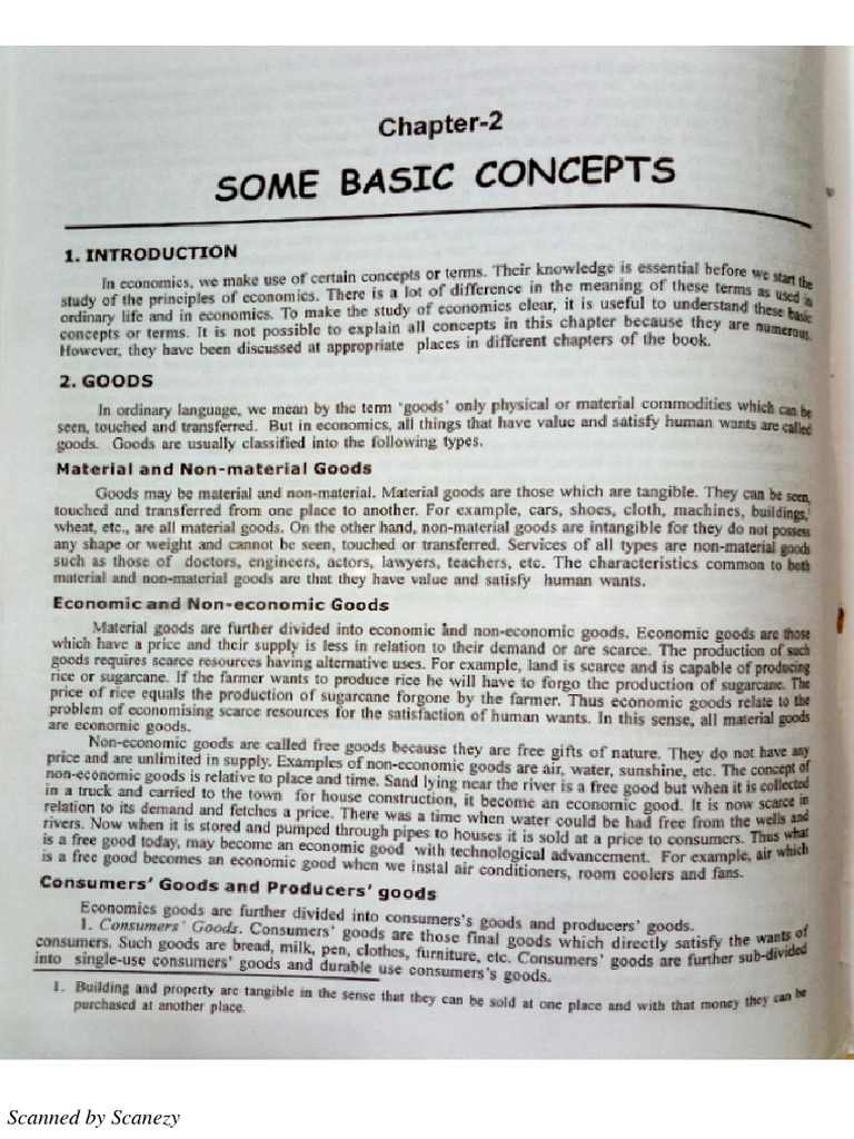 Module 2 - Basic Economic Concepts | PDF | Goods | Economics