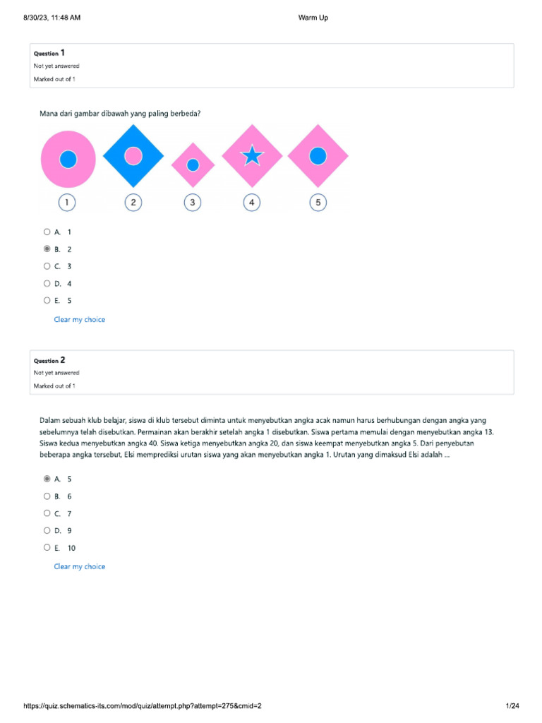 Warm Up NLC 2023 | PDF