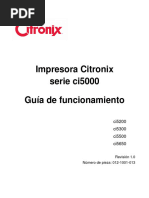 Manual de Instrucciones Godex Series G500 | PDF | Impresora (Computación) | Protocolos de internet