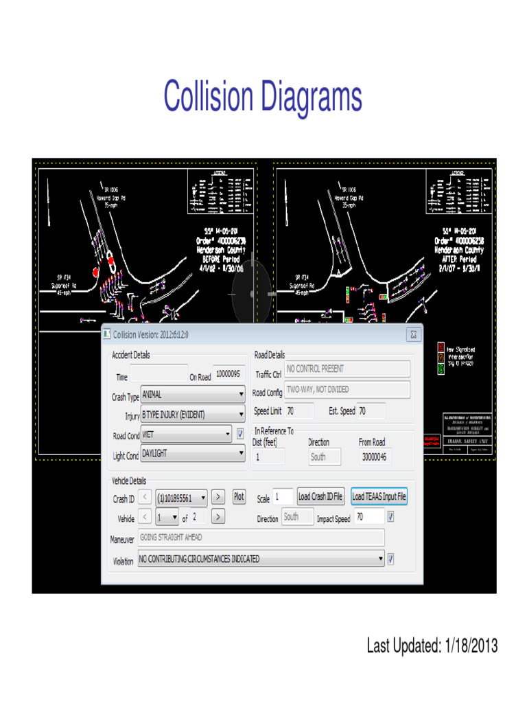 Collision Diagram Instructions | PDF | Traffic Collision | Intersection ...