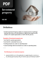 IAS 40 Investment Property PDF | PDF | Fair Value | International Financial Reporting Standards
