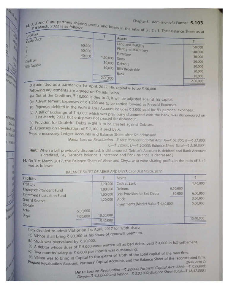 Ch-5 (2) Vol-1 Acc Class-12 | PDF