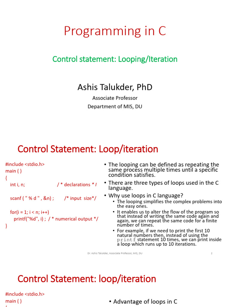 5_Loop | PDF | Control Flow | Applied Mathematics 5_Loop | PDF | Control Flow | Applied Mathematics