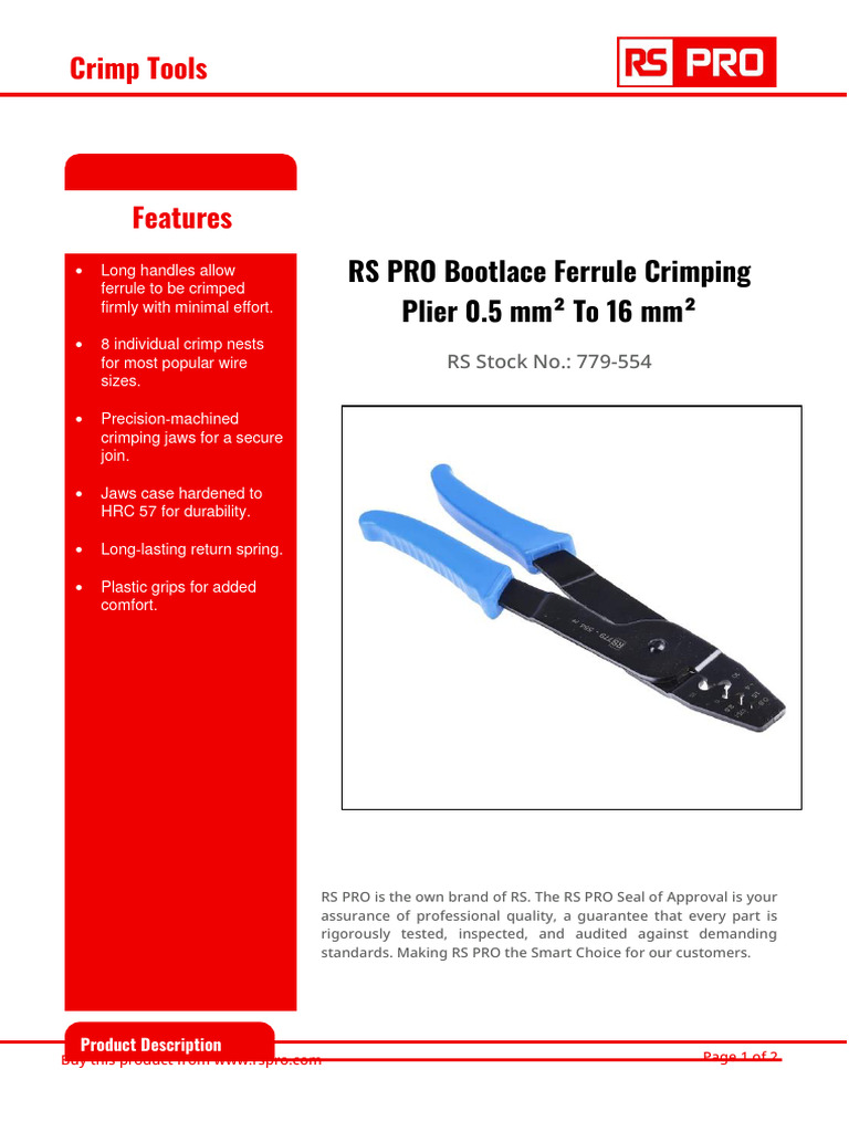 Types of Crimping Tools 05 | PDF