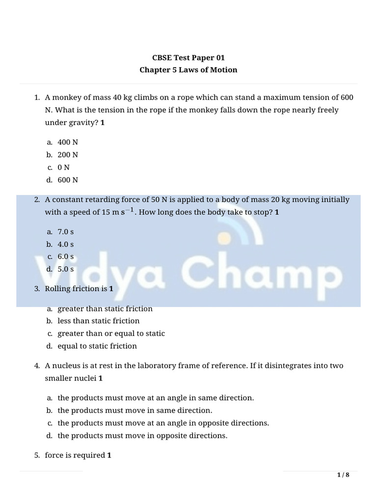 ch 4 phy | PDF | Force | Acceleration