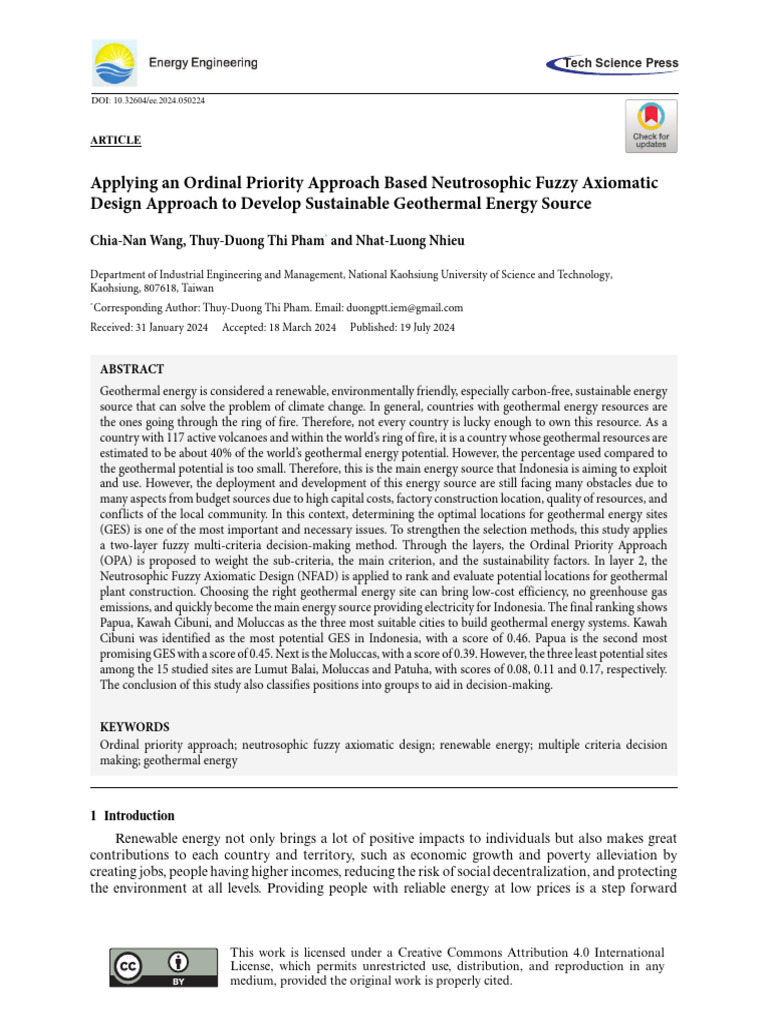 Applying An Ordinal Priority Approach Based Neutrosophic Fuzzy Axiomatic Design Approach To ...