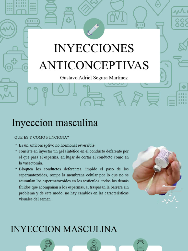 Inyecciones Anticonceptivas: Guía Completa | PDF