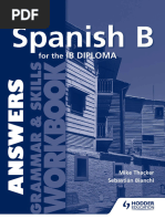 Spanish Grammar Workbook 2 ANSWERS | PDF