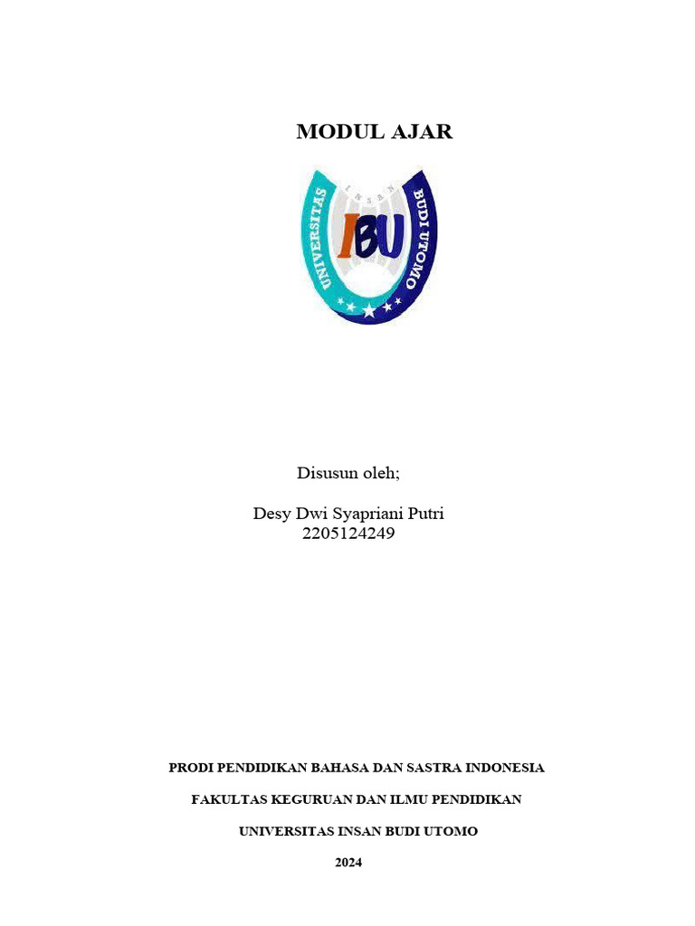 Modul Ajar Desy | PDF | Karier & Perkembangan | Pengembangan Diri