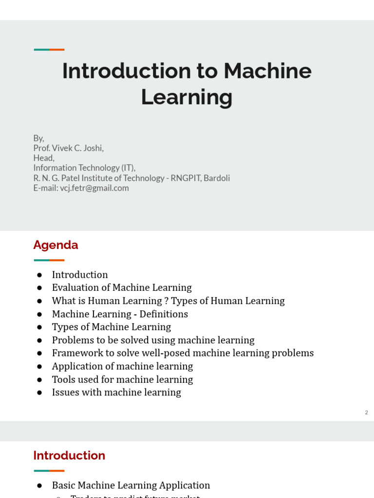 Chapter 1 - Introduction | PDF | Machine Learning | Statistical ...
