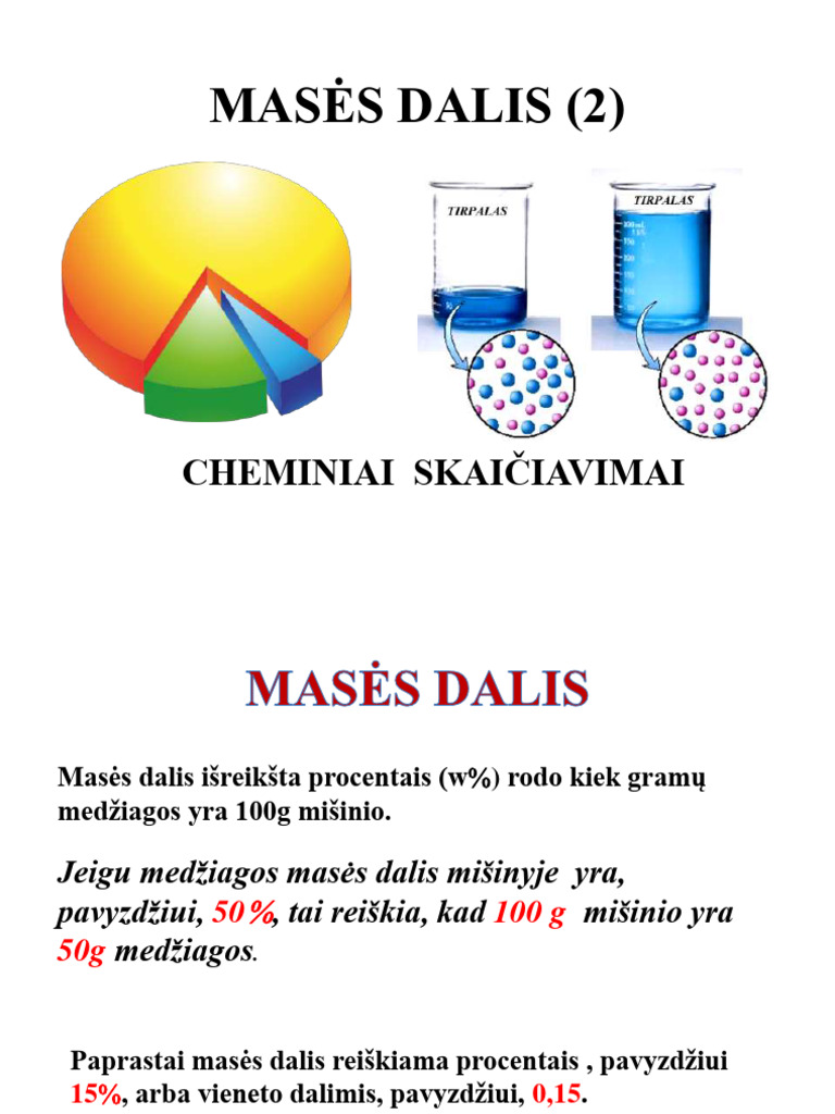 Mases Dalis (1 Nauja) | PDF