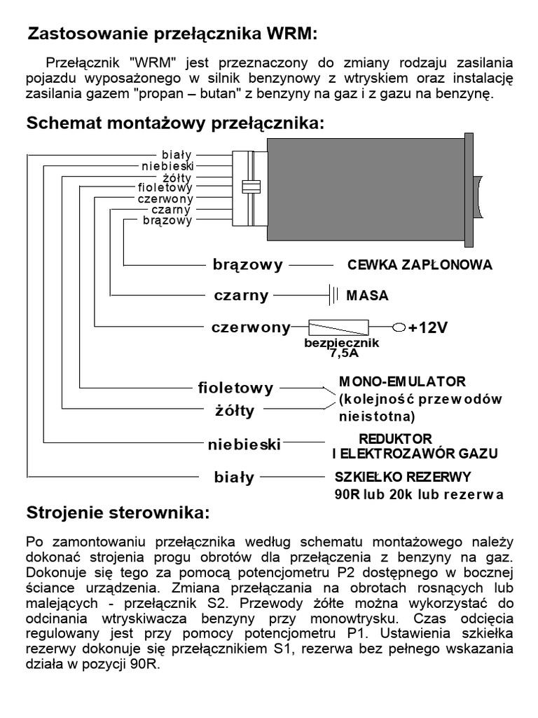 WRM Instrukcja | PDF