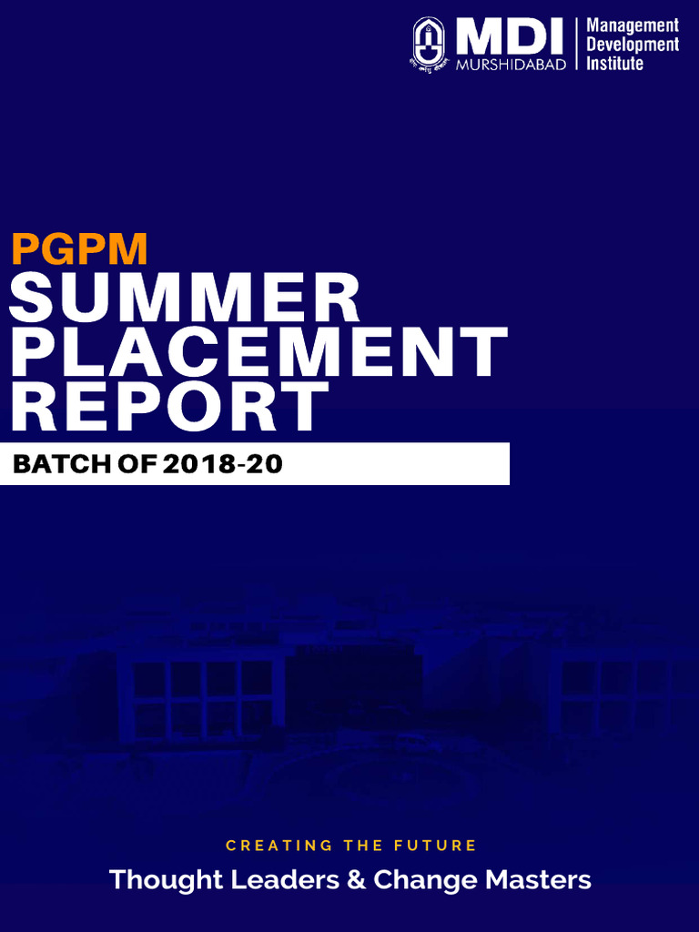 PGPM-2018-20-SIP-Report 2 | PDF | Valuation (Finance) | Marketing