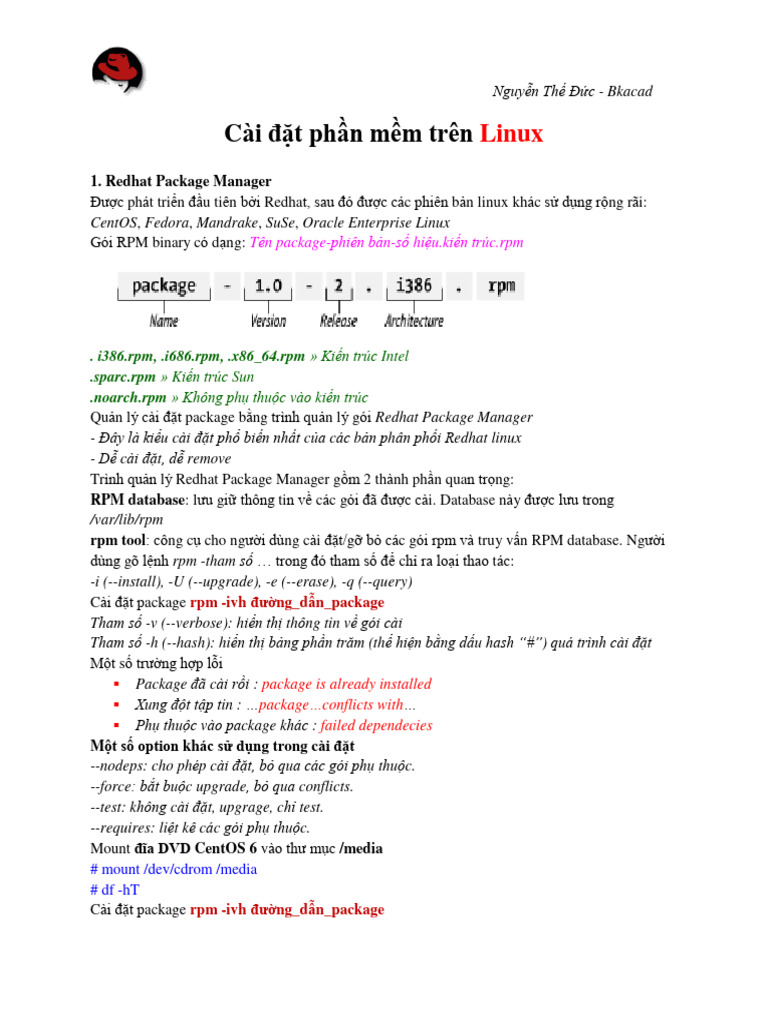 2-1 Cai Dat Phan Mem Tren Linux | PDF