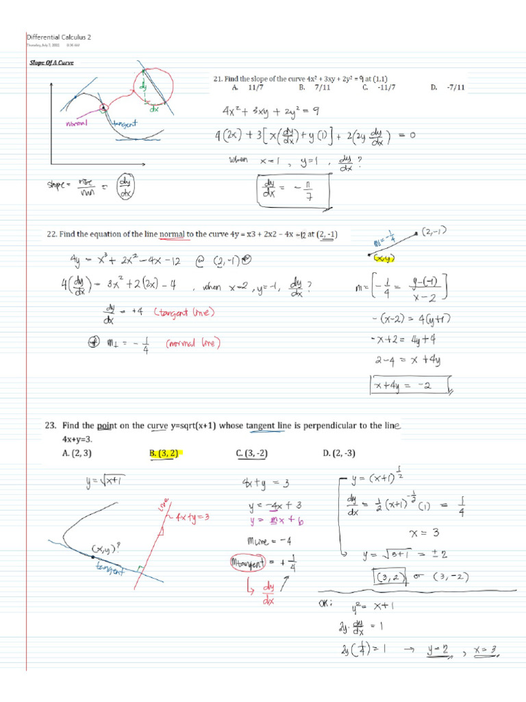 Diff Calc 2 | PDF