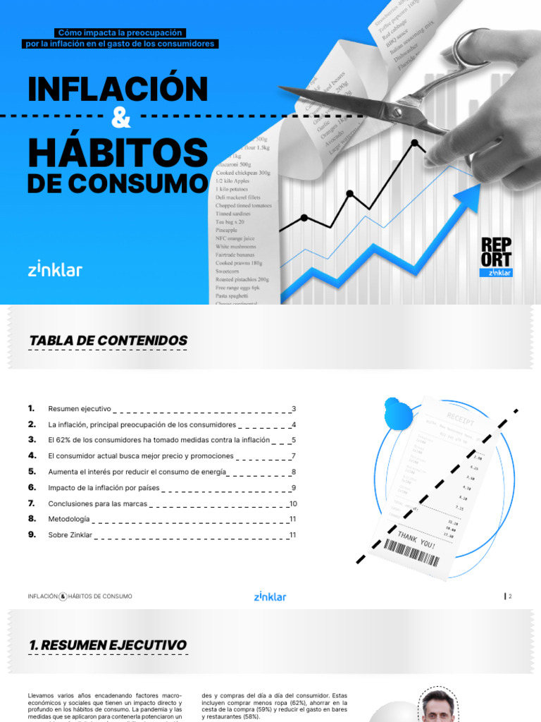 Inflation & Consumption Report (Spanish) | PDF | Inflación | España