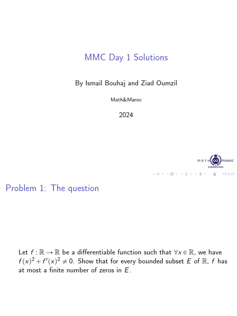 Beamer_day_1_MMC (1) | PDF | Sequence | Basis (Linear Algebra)