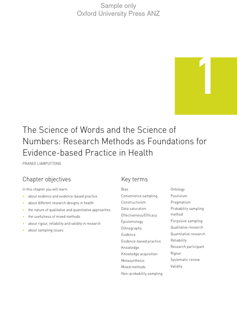 Health Research Methods Guide | PDF | Methodology | Quantitative Research