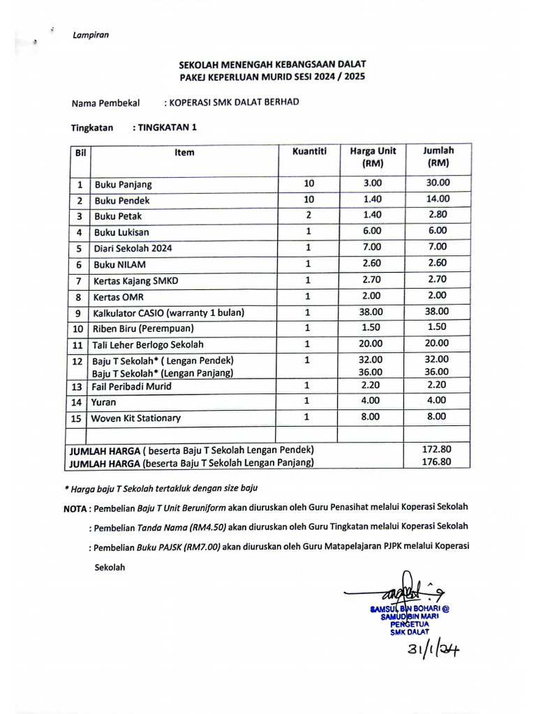 Pakej Pembelian Buku Latihan Koperasi 2024 | PDF