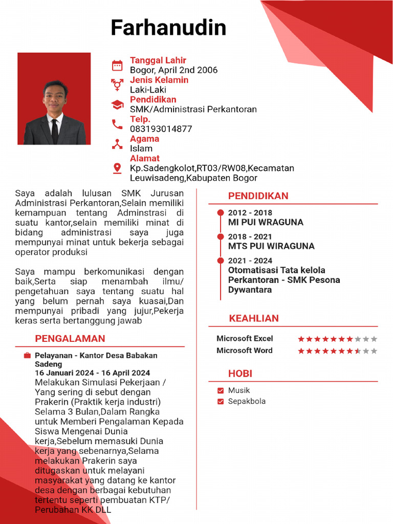 OP (1) Cintoh CV | PDF