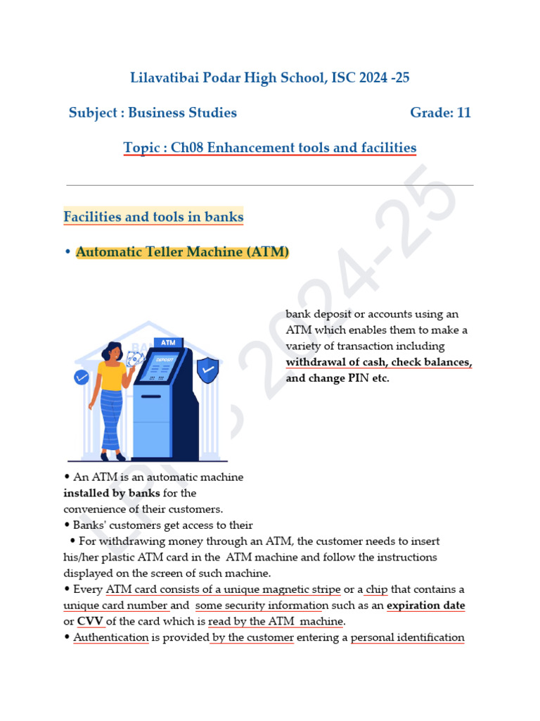 BS CH08 | PDF | Point Of Sale | Automated Teller Machine