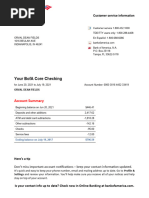 Bank of America Bank Statement - 1 | PDF | Finance & Money Management