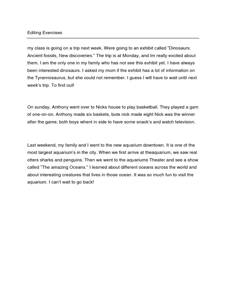 Editing for Young Writers | PDF | Social Science