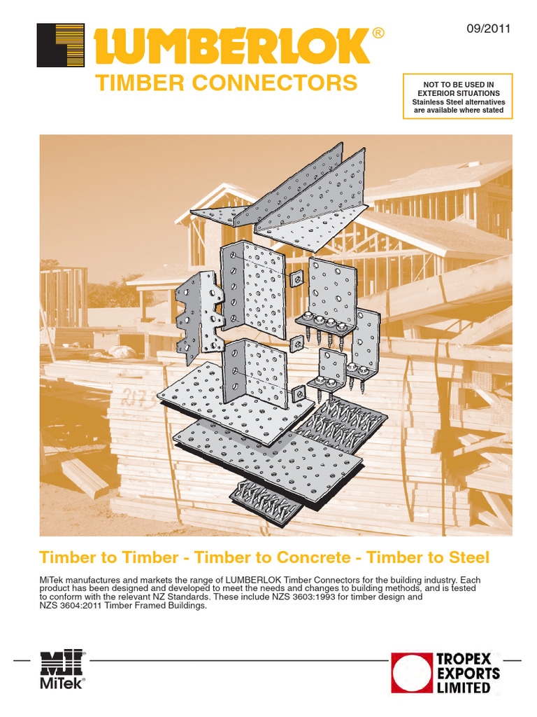 LUMBERLOK Timber Connectors | PDF | Screw | Lumber