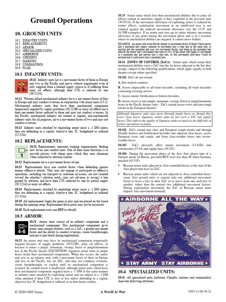 Rules 02 (10-16) | PDF | Allies Of World War II | Invasion