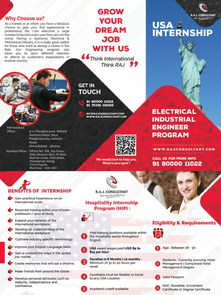 USA J1 Program - Brochure | PDF