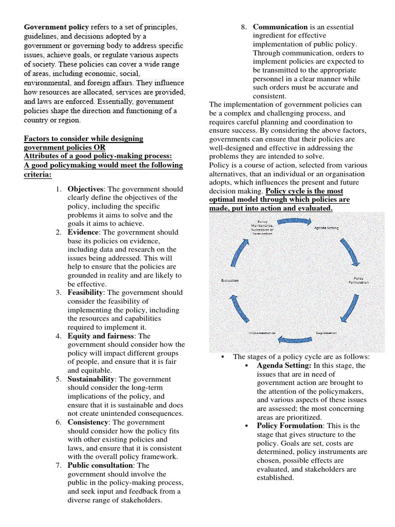 Government Policy | PDF | Policy | Non Governmental Organization