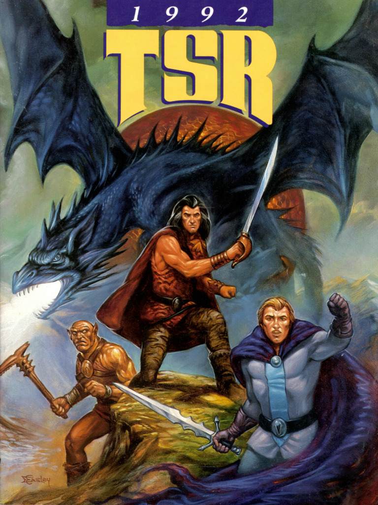 TSR Catalog 1992 | PDF