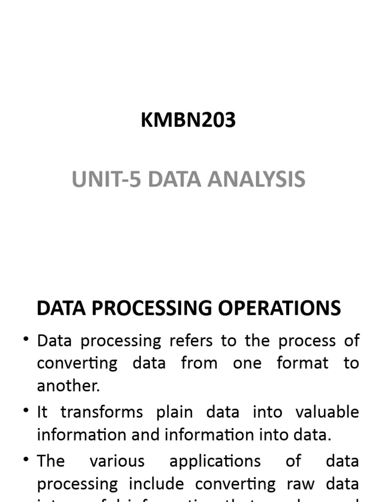 KMBN 203 - BRM - Unit-5 | PDF | Analysis Of Variance | Regression Analysis