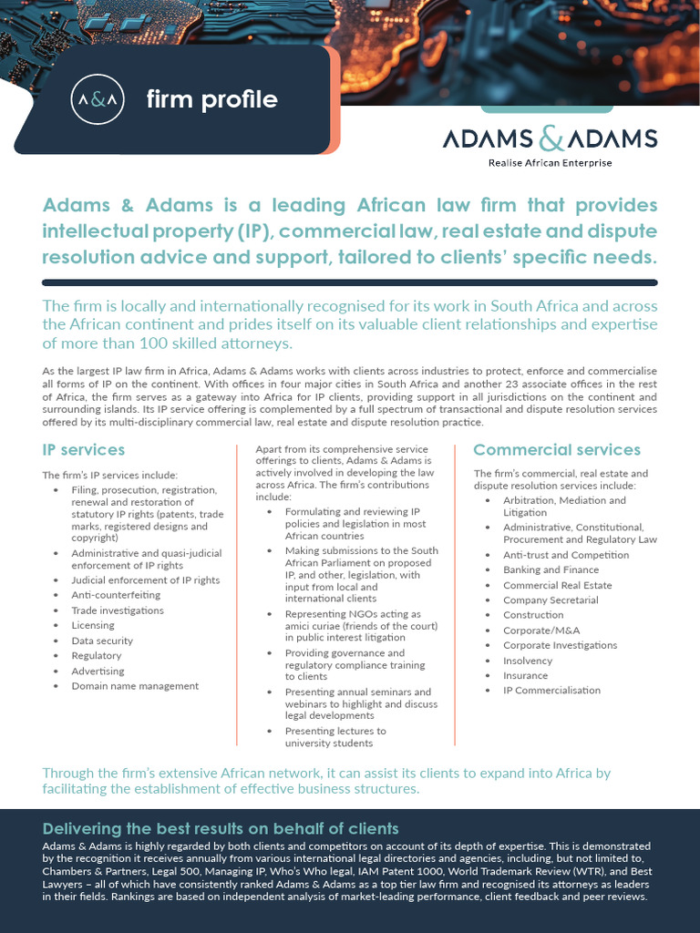 Adams General Brochure - A5 - 2019 WEB | PDF | Intellectual Property ...