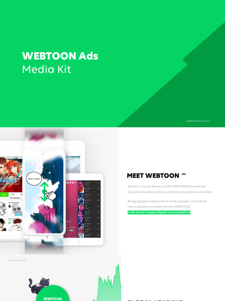 WEBTOON Ads Standard Media Kit Y23 V2 | PDF | Mobile App | Brand