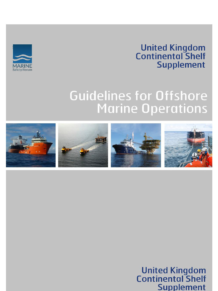 Offshore Marine Operations Guidelines UKCS | PDF | Crane (Machine) | Tide