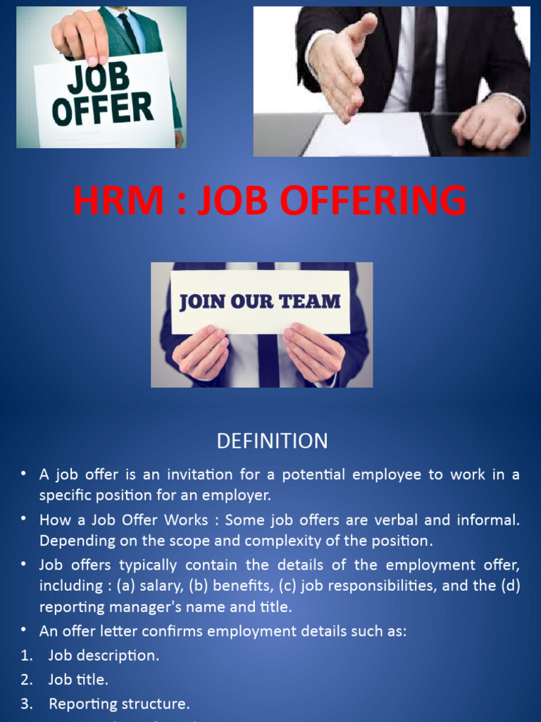 s6 Job Offering Hrm24 | PDF | Employee Benefits | Employment