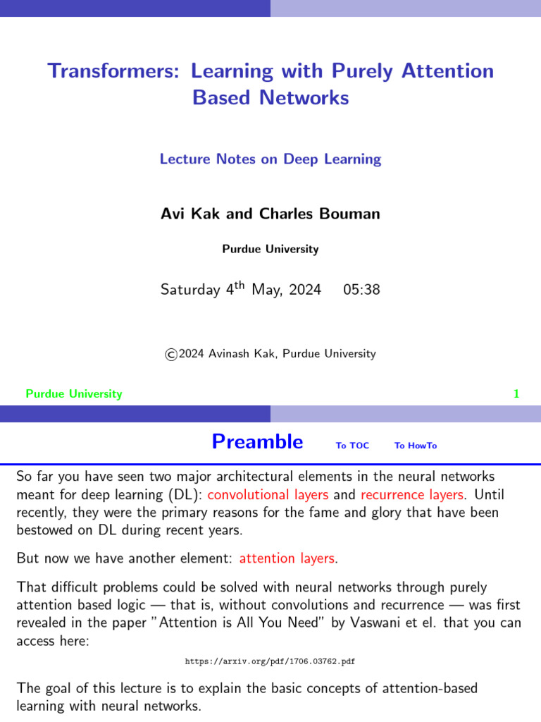 Transformers | PDF | Applied Mathematics | Computational Neuroscience