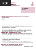 VicRoads Driver Medical Report Form | PDF | Driver's License | Driving
