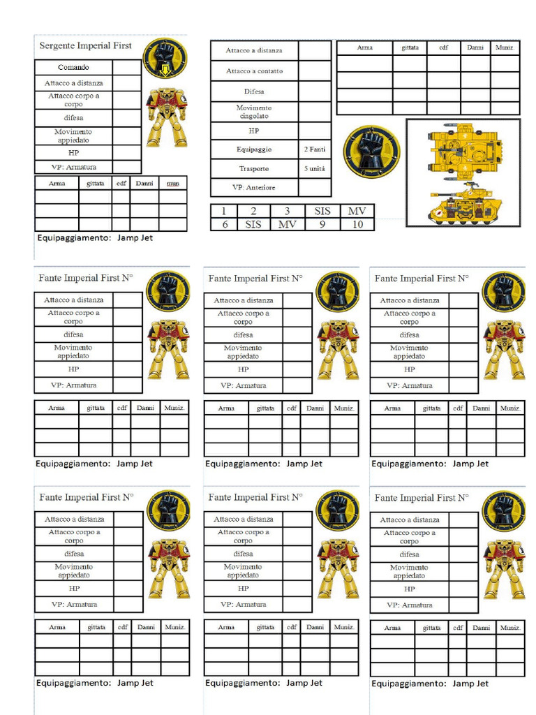 Squadra Imperial First | PDF