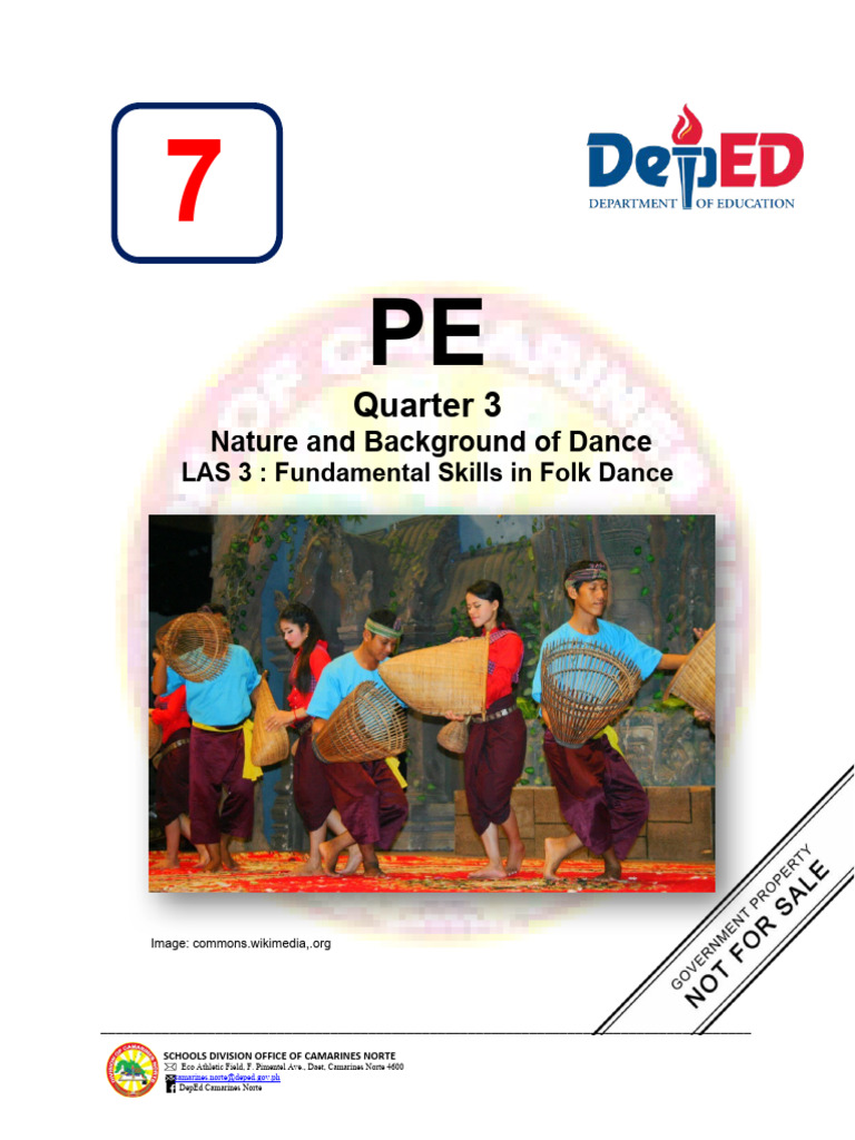 Pe7 Q3 Las 3 | PDF | Dances