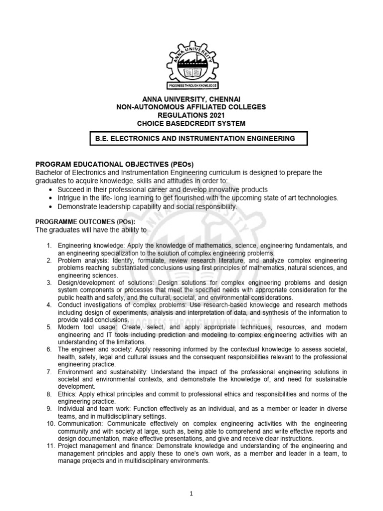 B.E. Eie | PDF | Internet Of Things | Engineering