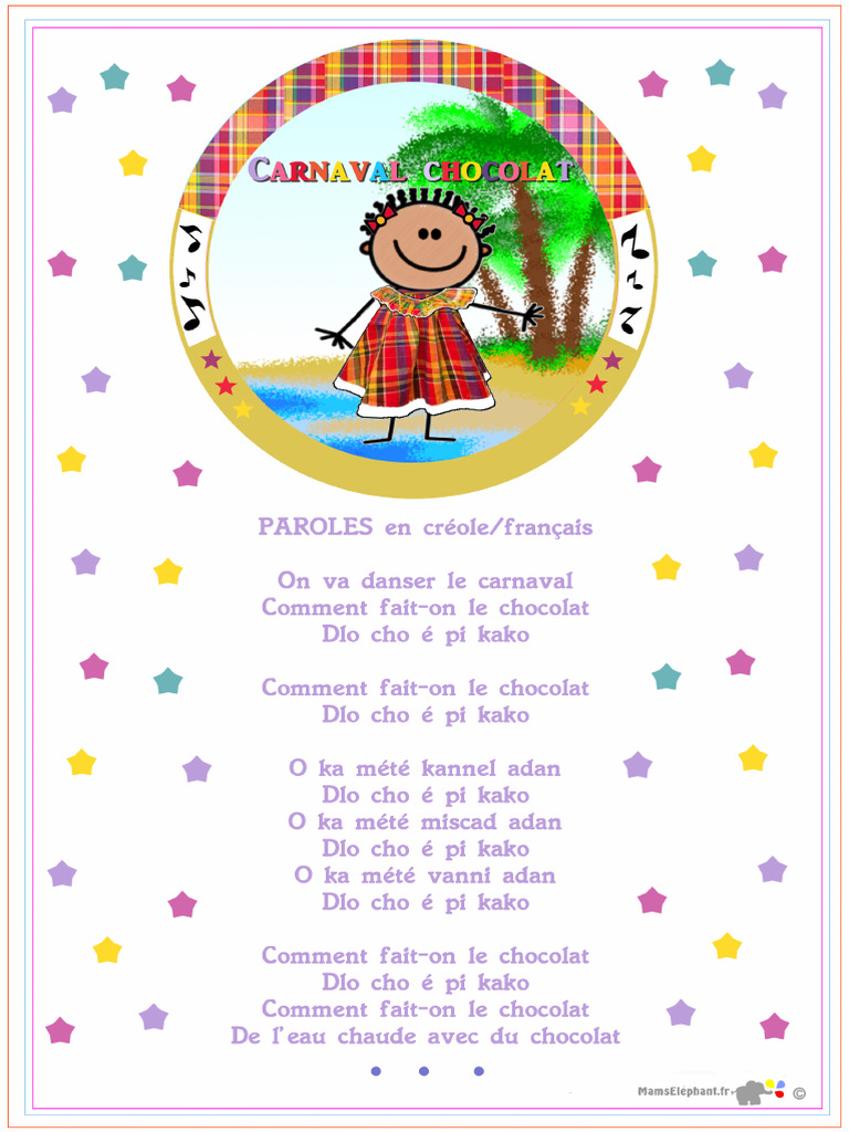 Carnaval Chocolat - MamsElephant | PDF