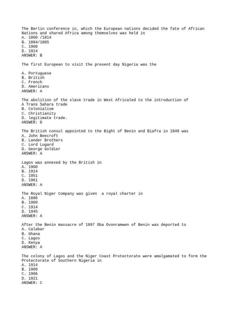 GST 113 - Nigerian Peoples and Culture | PDF | Nigeria | Trade