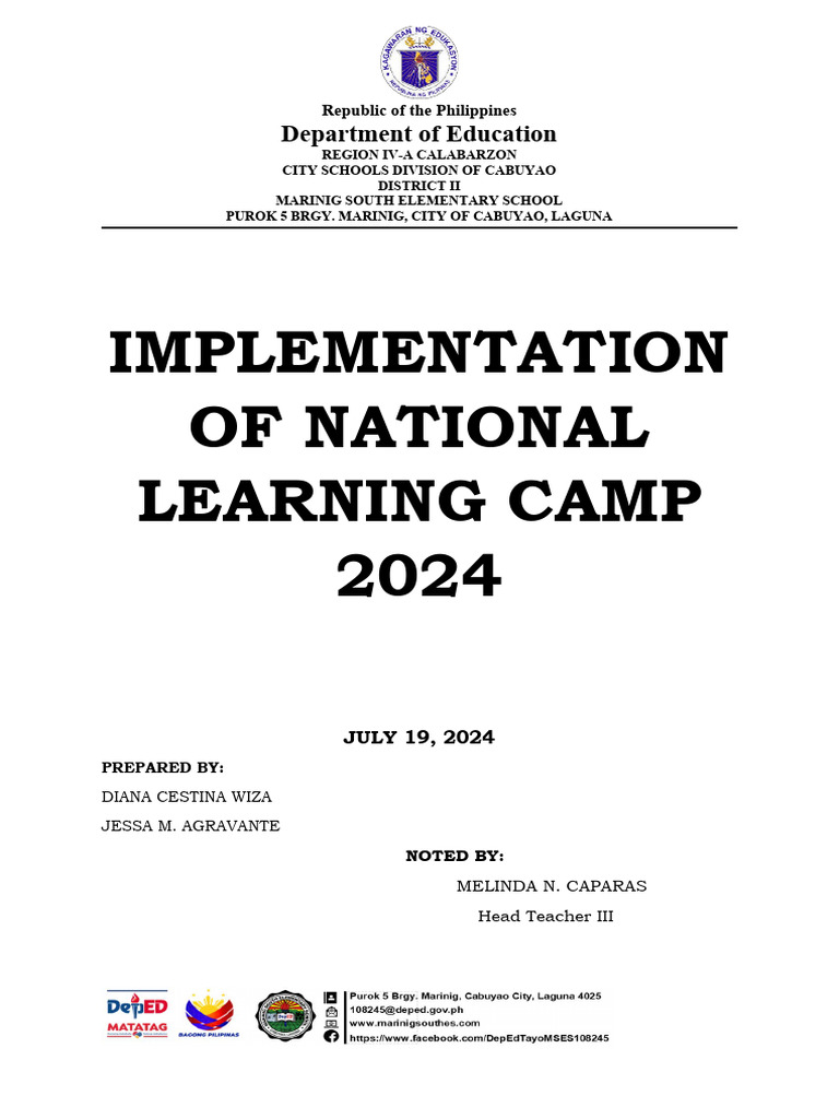 NLC Narrative | PDF | Teachers | Learning